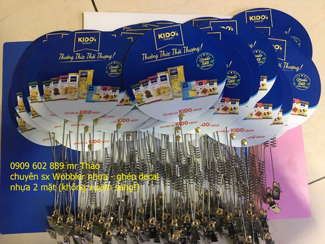 in offset nhựa tại TPHCM, sản xuất Quạt, Dangler, Hanging mobile, cờ ...